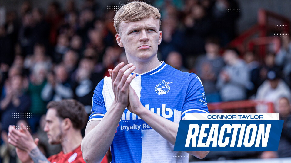 Connor Taylor | We have been punished for making mistakes this season | Bristol Rovers FC